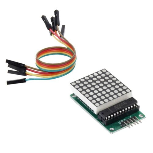 MAX7219 8×8 LED Dot Matrix Display Module - Cherry Electronics